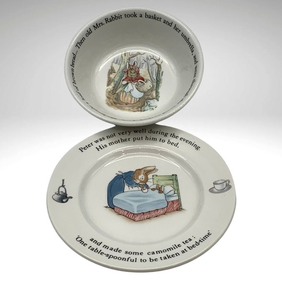 Wedgwood | Dining | Wedgwood Peter Rabbit Nursery Dish Set 2pc Child ...